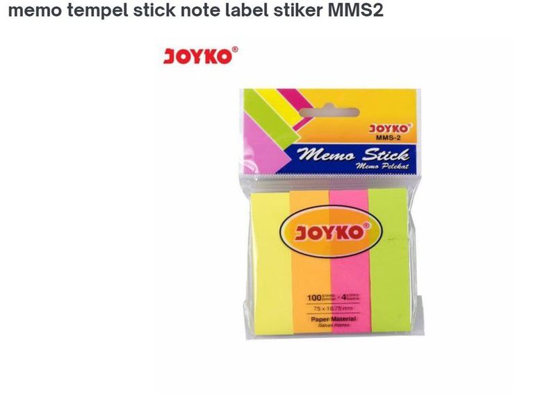 Memo Tempel Stick Note label Stiker MMS2