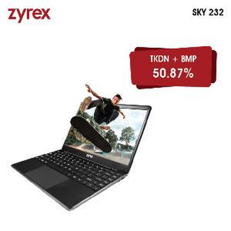 ZYREX NOTEBOOK SKY 232 (2021) GREY