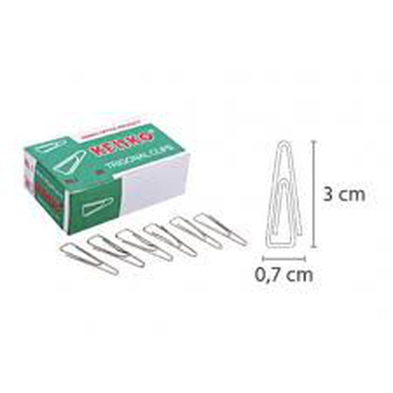 PAPER CLIP TRIGONAL KLIP NO. 1 3 5 PENJEPIT KERTAS BESI KENKO