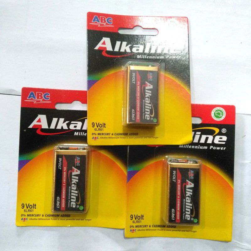 Baterai Microphone 9v ALKALINE