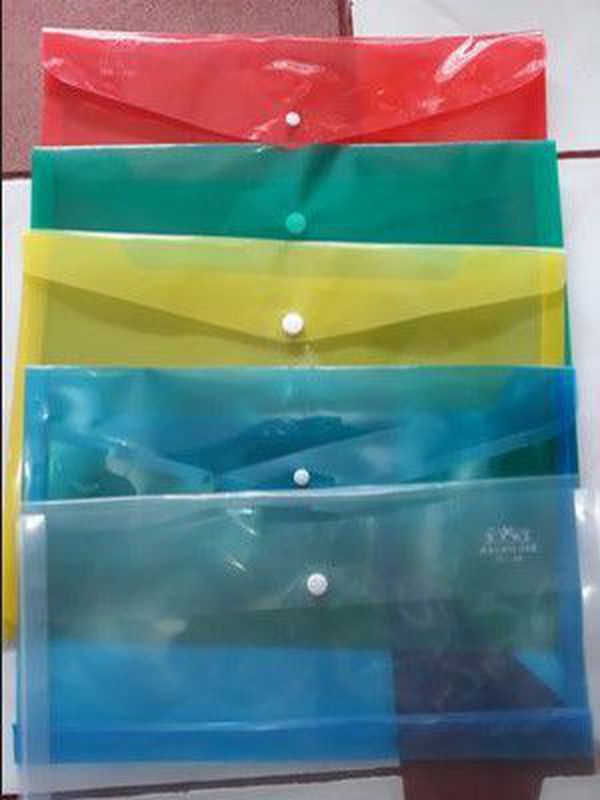 Map Plastik Kancing - Kuning