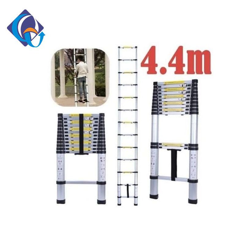 TANGGA TELESKOPIK ALUMINIUM SINGLE 4.4M