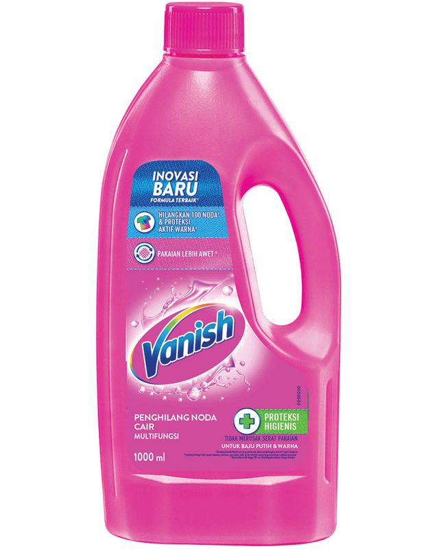 Vanish Pink Cair Bottle 500ml - Penghilang Noda Pakaian