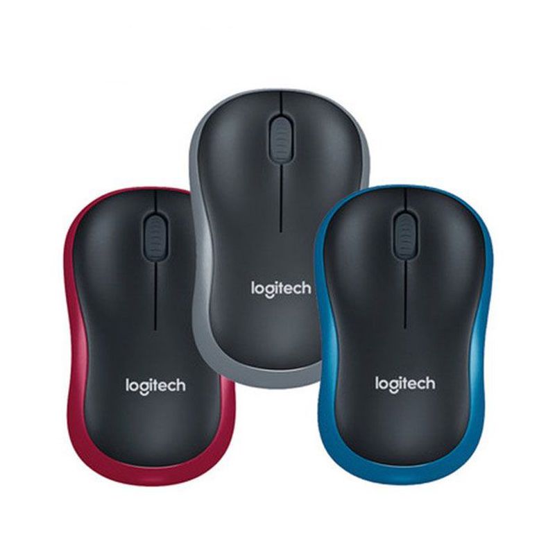 Logitech M 185 Wireless Mouse - Biru