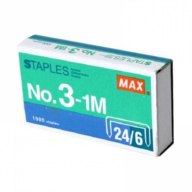 isi staples Merk MAX No. 3 - 1M