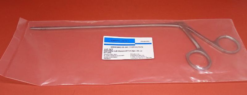 MARWA - MATHIEU ALLIGATOR IUD FORCEP 20 CM (57-290)