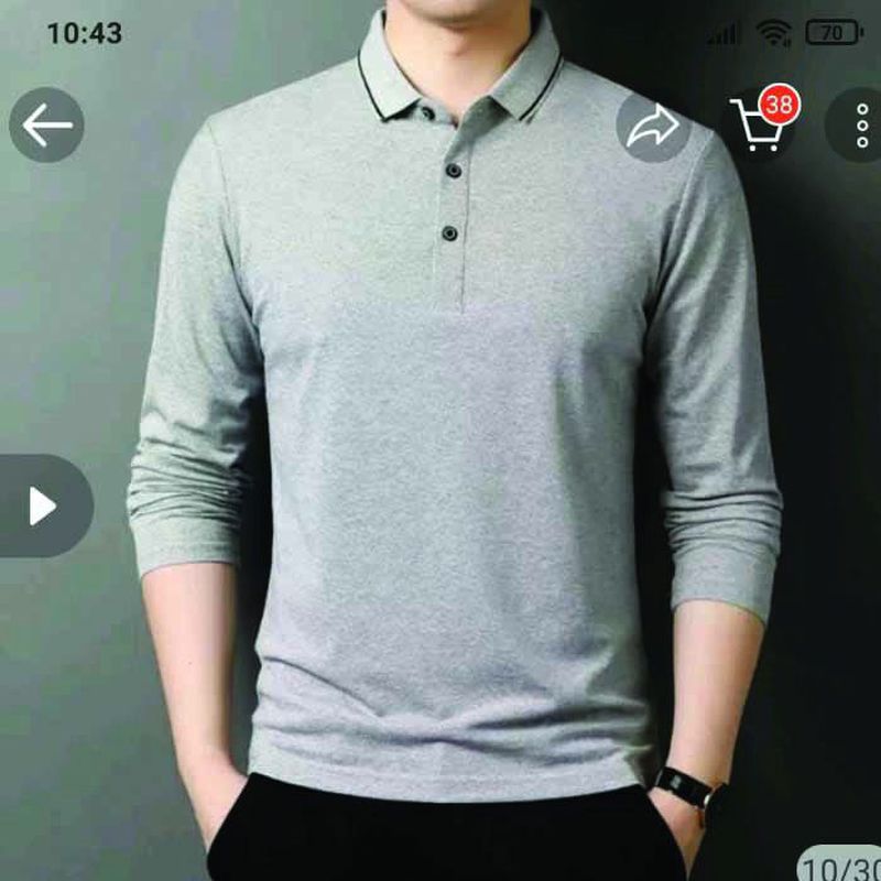 Kaos Baju Polo Kerah - S