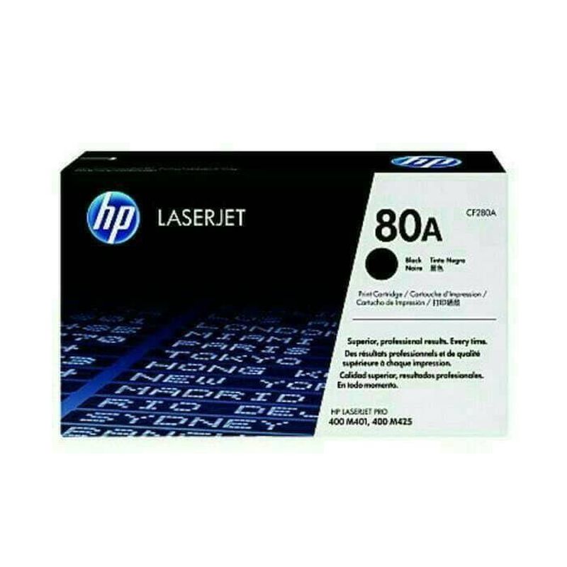 Tinta Toner HP Laserjet 80A Cartridge CF280A Black Original