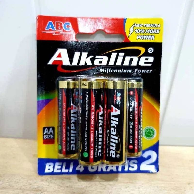 BATRE ALKALINE ABC AA
