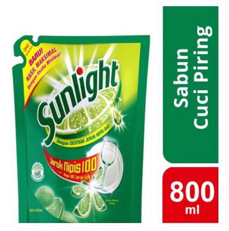 PEMBERSI PIRING CAIR SUNLIGHT 800ML