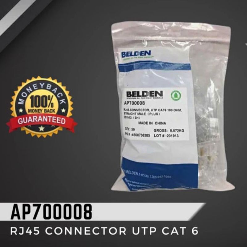 Konektor RJ45 Belden Cat6