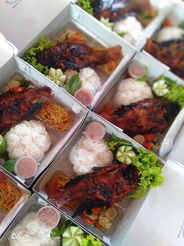 Nasi Kotak - Ikan Bakar