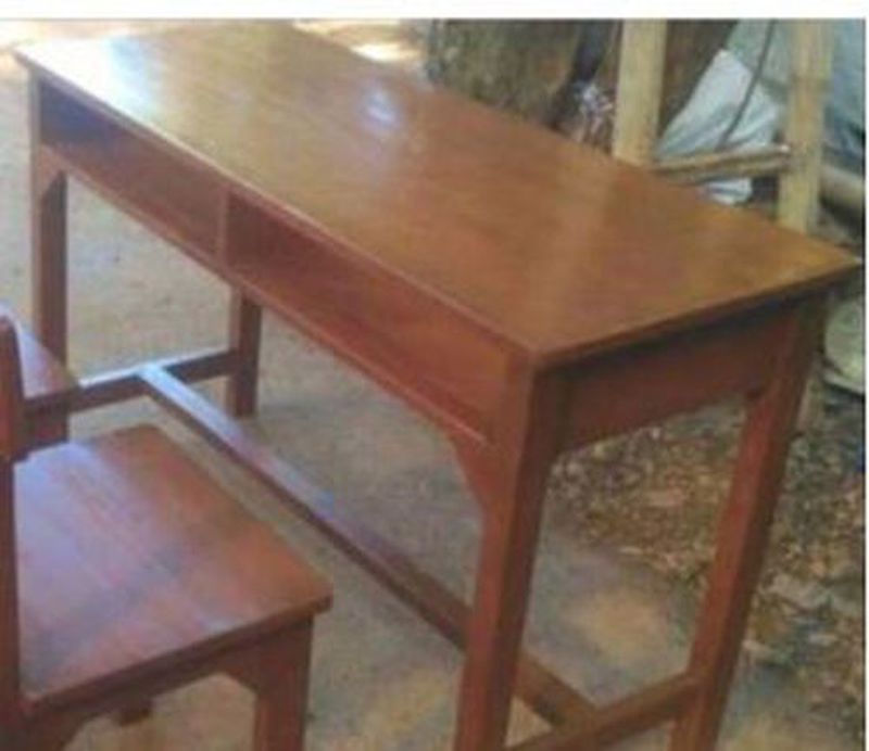 Meja Siswa Kayu Custom Lokal