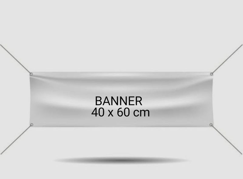 Banner 40 x 60 cm