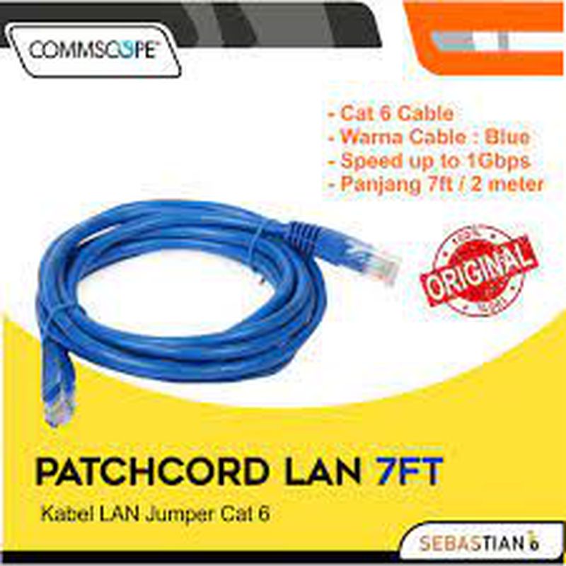Kabel Lan COMMSCOPE NETCONNECT Category 6 UTP Patch Cord 2 meter