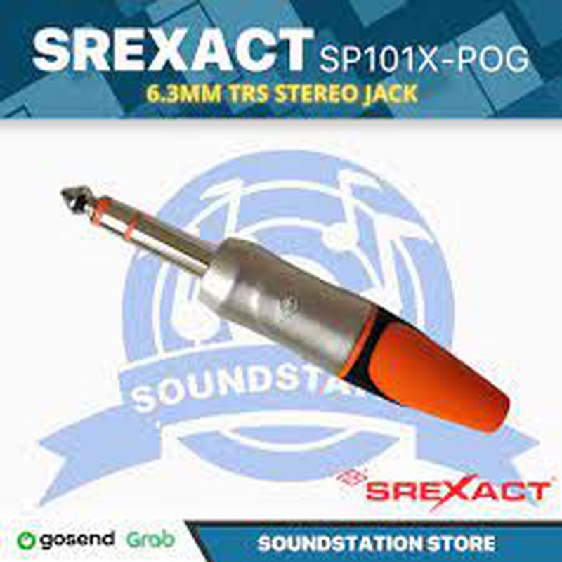 TRS Stereo Jack - 6.5mm SREXACT 6.3mm TRS Stereo Jack - 6.5mm Akai Toa ...