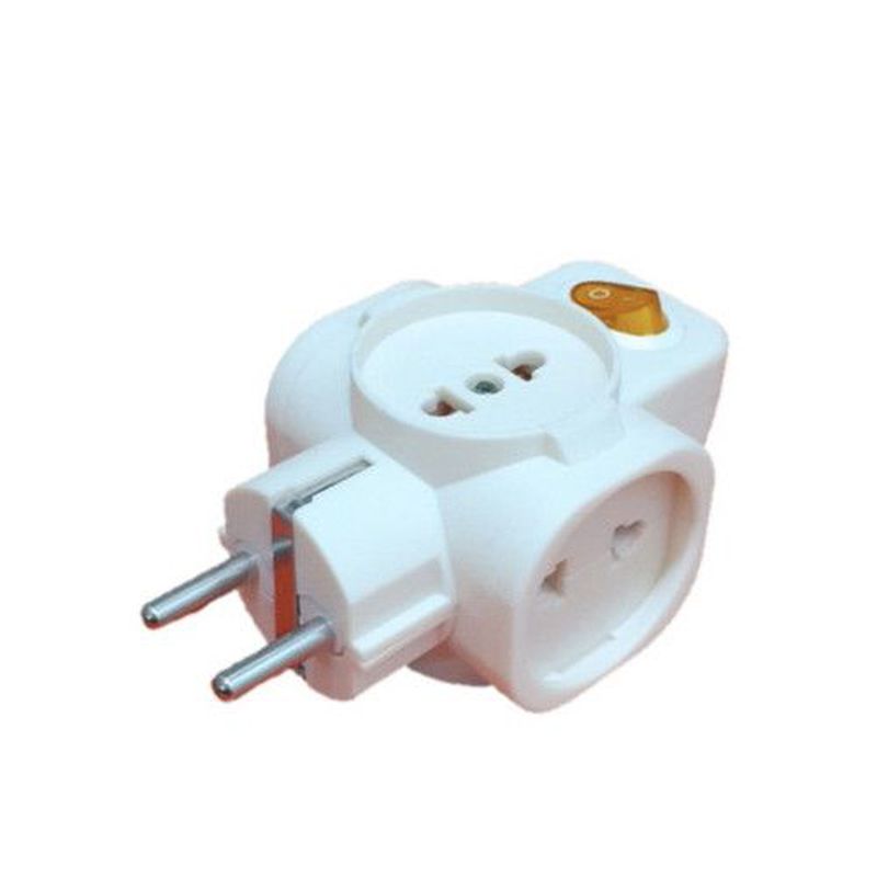 Stop kontak steker T 4 lubang