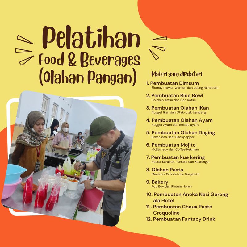 Pelatihan Food & Beverage / Olahan Pangan