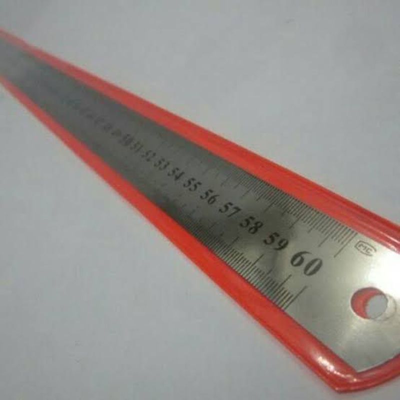 penggaris besi 60cm