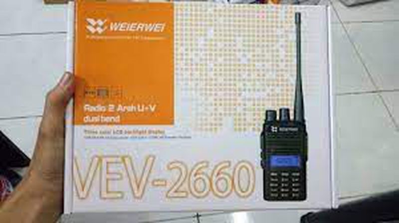 HT WEIERWEI VEV-2660 Radio 2 Arah U+V Dual band