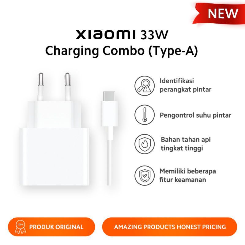Xiaomi 33W Charging Combo (Type-A)