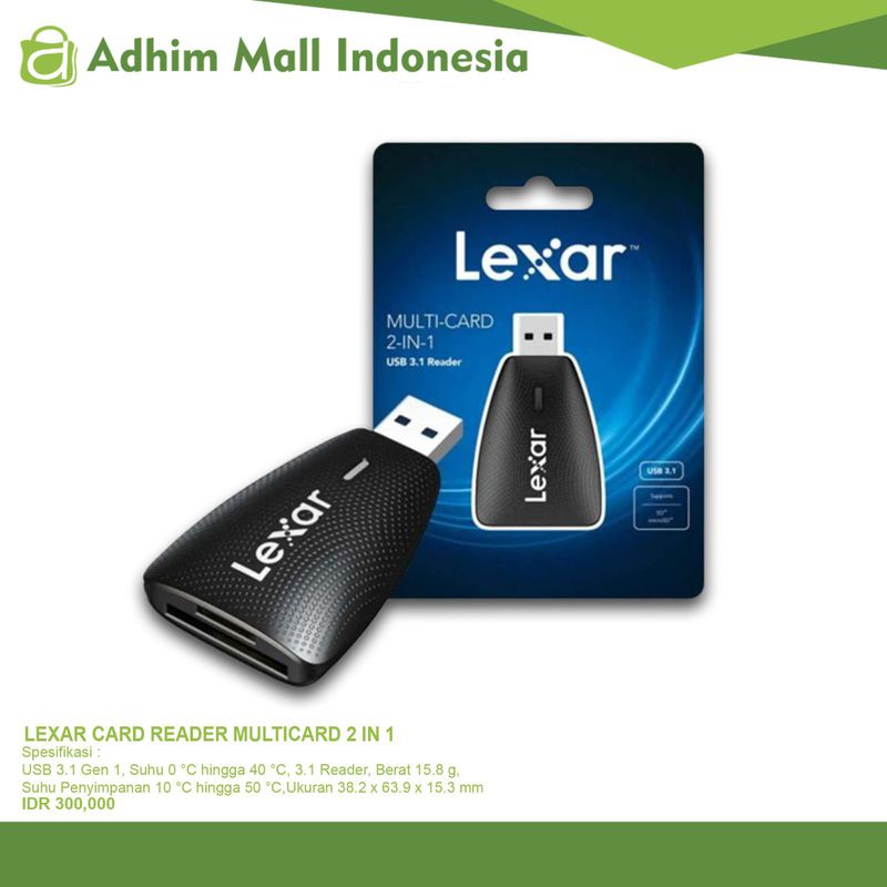 LEXAR CARD READER MULTICARD 2 IN 1