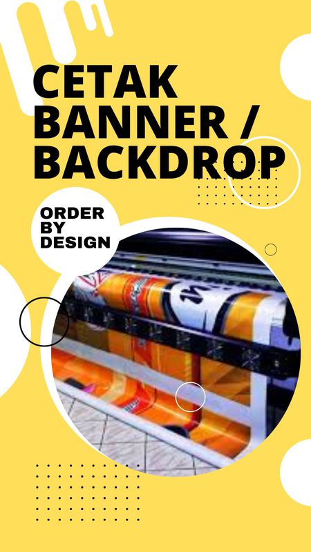CETAK BACKDROP / CETAK BANNER