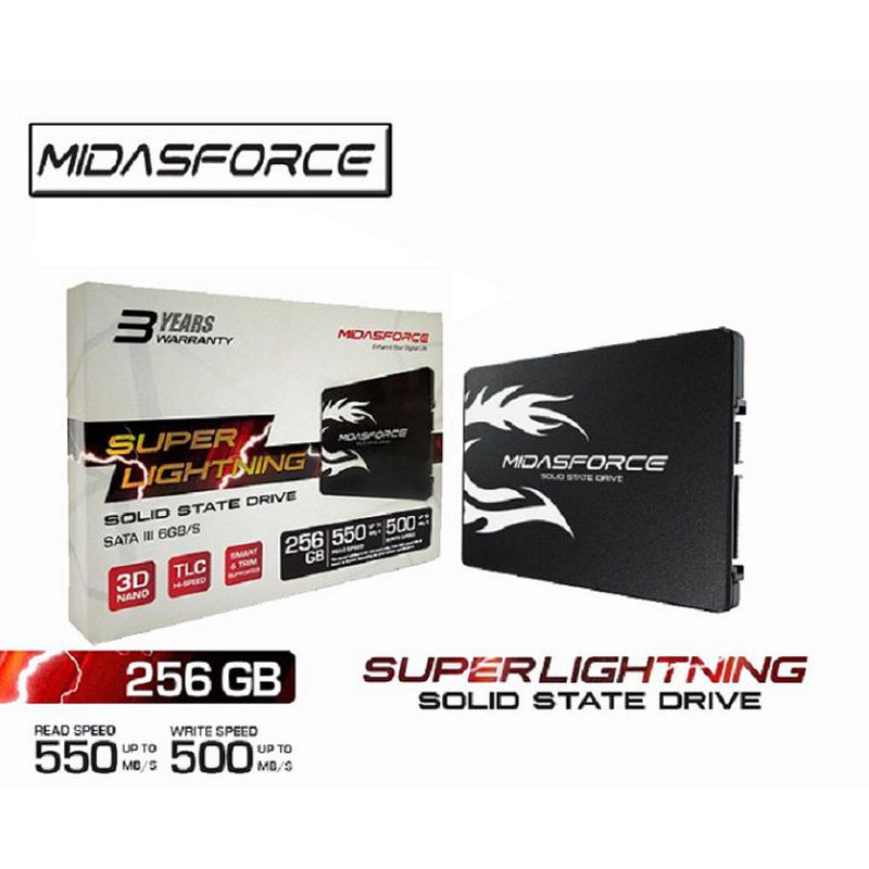 SSD 256GB MIDASFORCE