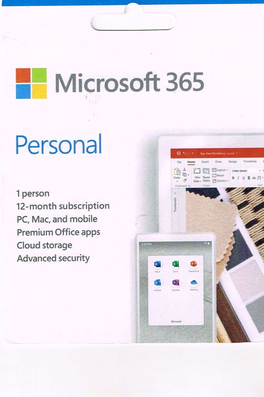 MICROSOFT OFFICE 365 PERSONAL-1 USER 1 TAHUN SOFTWARE RESMI