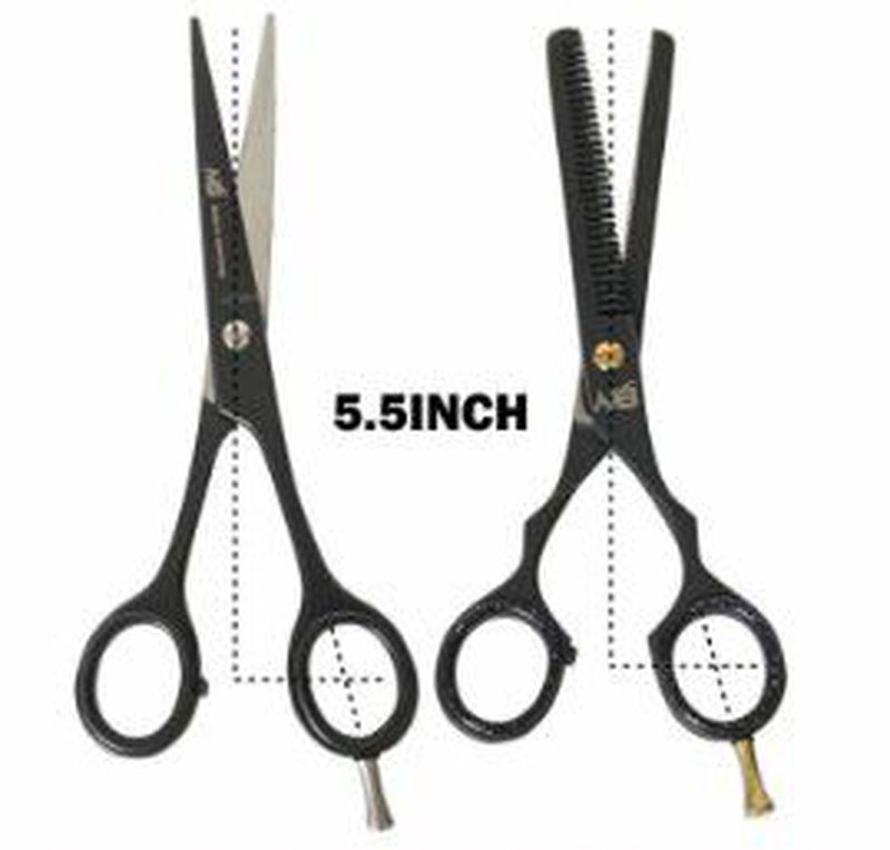 GUNTING SET POTONG RAMBUT & PENIPIS STAINLESS 5,5 inch