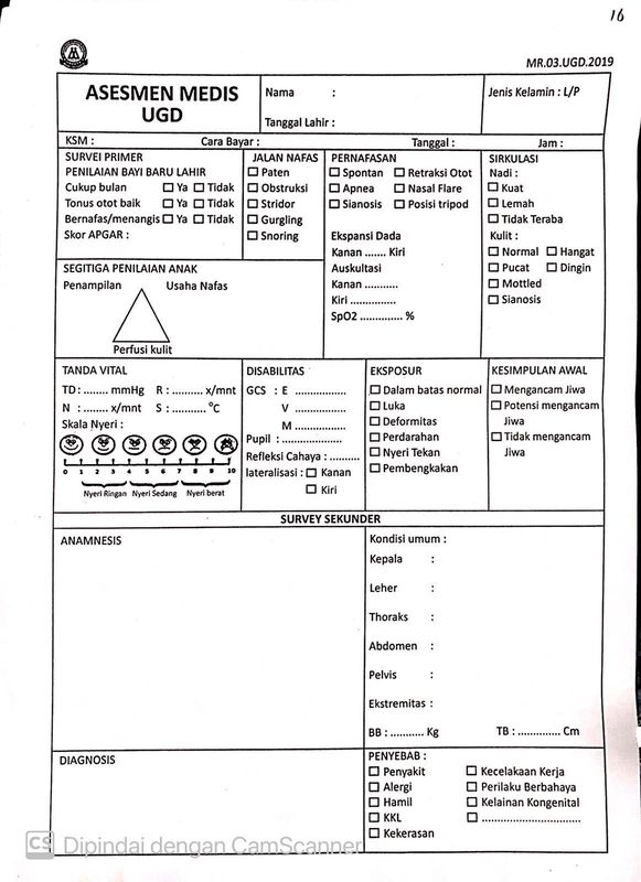 Blangko Formulir PBP bagi Peserta BPJS