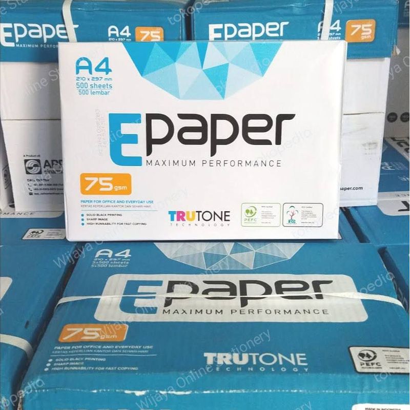 Kertas HVS A4 75 gsm