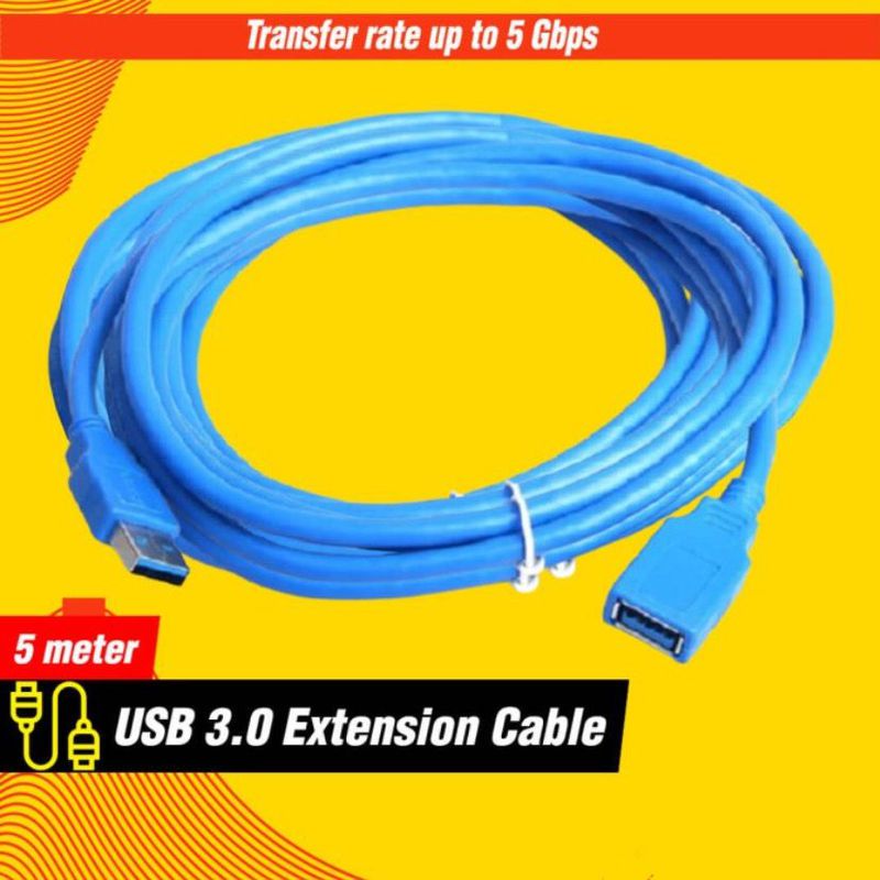 USB 3,0 Extender Male to Female 5 meter