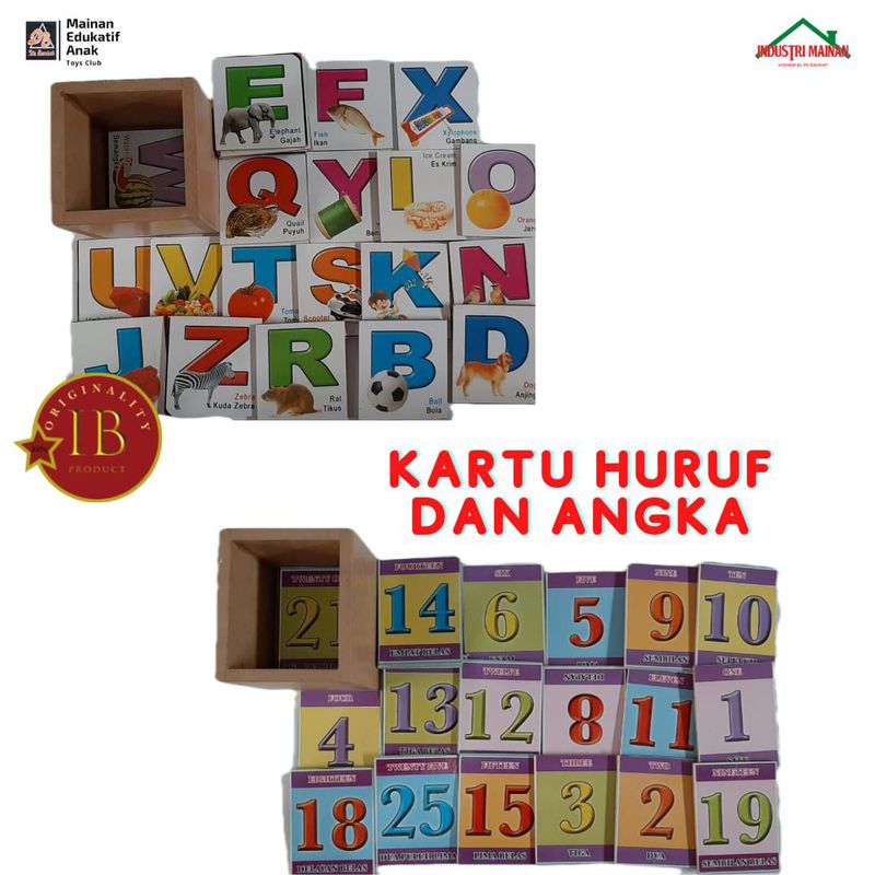 Replika Huruf & Angka PAUD