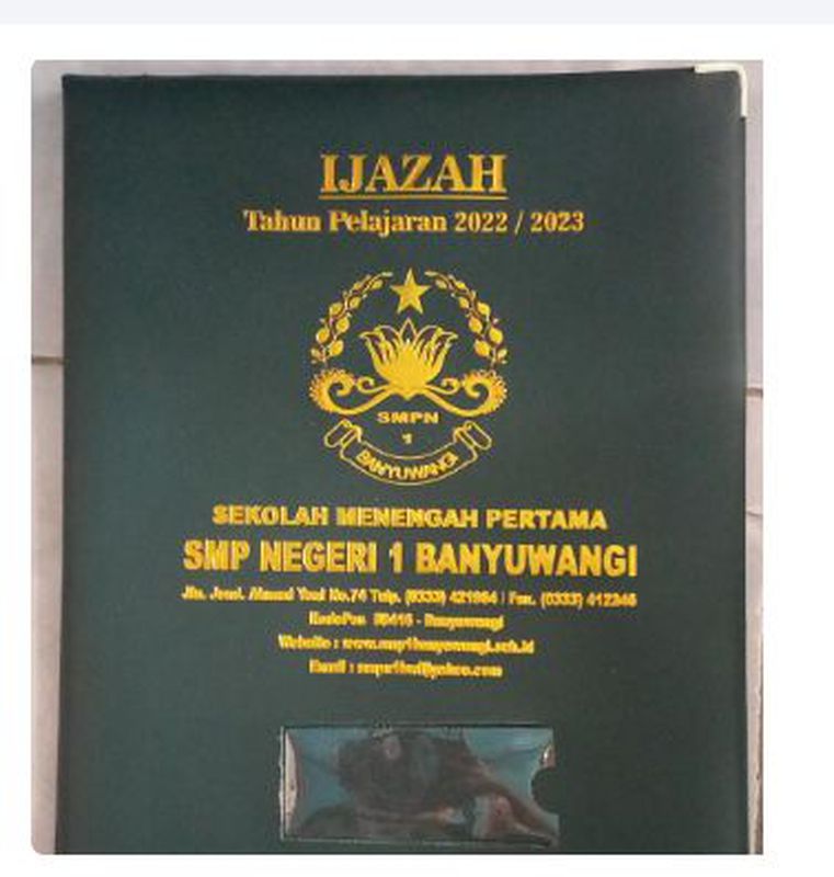 MAP IJAZAH HOTPRINT 10 LEMBAR PLASTIK