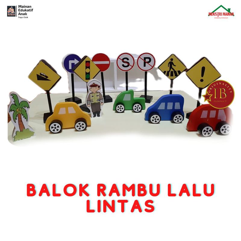 Replika Rambu Lalu Lintas PAUD