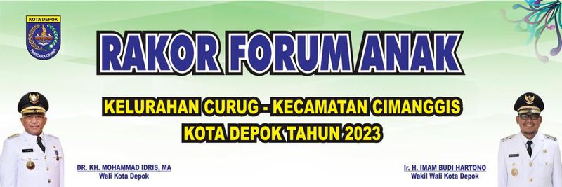 Spanduk Kegiatan Rakor Forum Anak