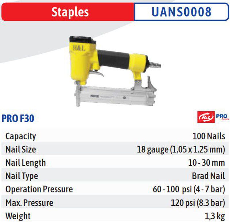 UANS0008 STAPLES PRO F30