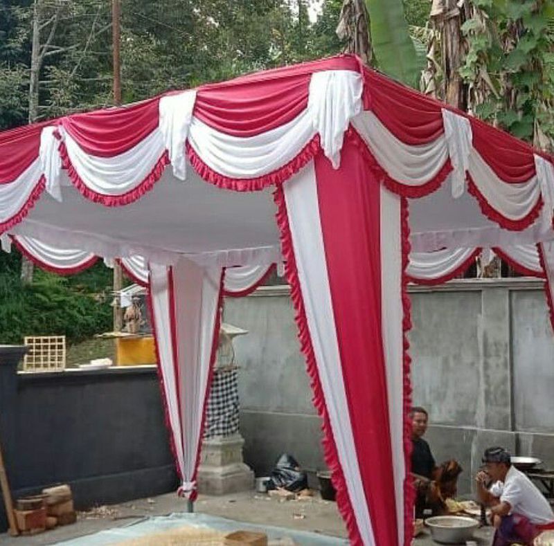 tenda 3x5 vip - Marun Putih