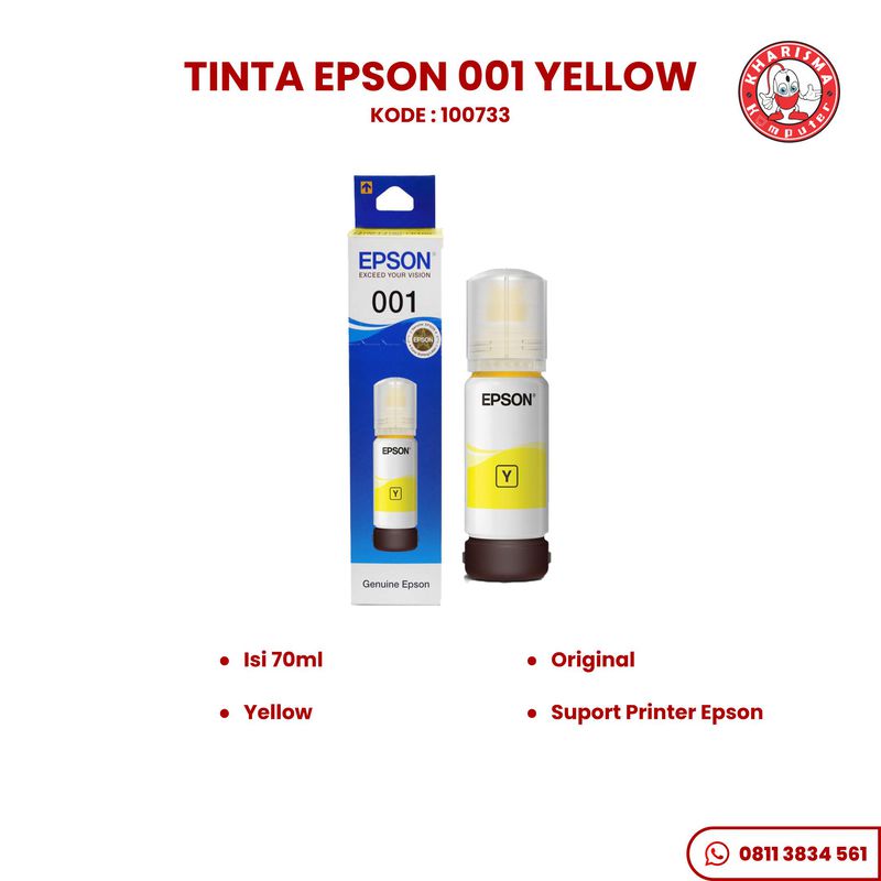 Tinta Printer Epson 001 Yellow