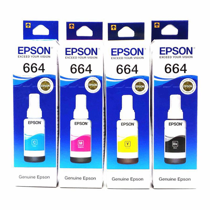 Epson Tinta Printer Botol 664 70ml Printer Tipe L Series - Yellow