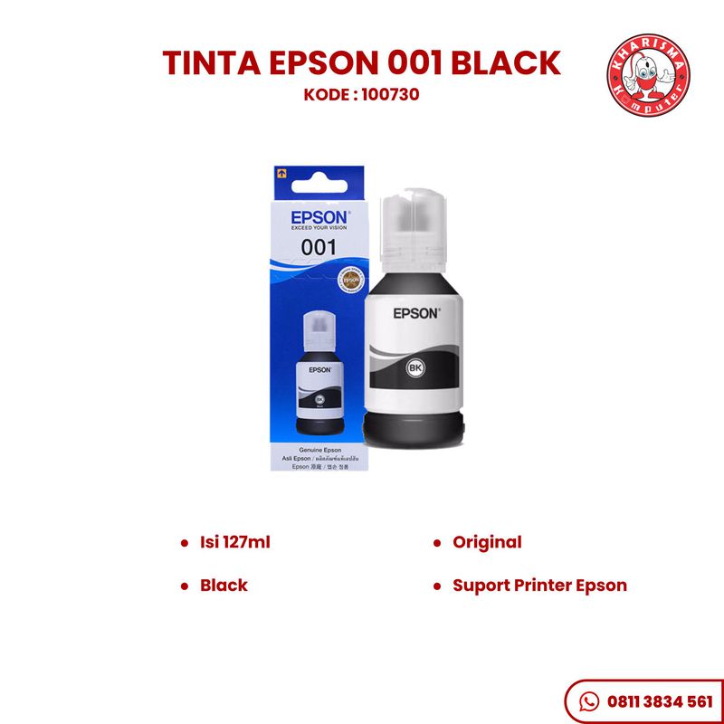Tinta Printer Epson 001 Black