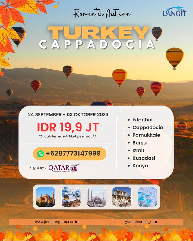OPEN TRIP TURKEY CAPPADOCIA 😍