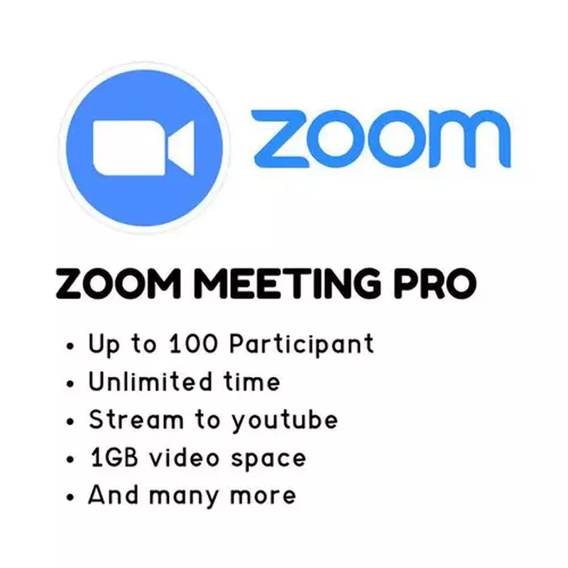 ZOOM LICENSED MEETING 100 PARTICIPANTS