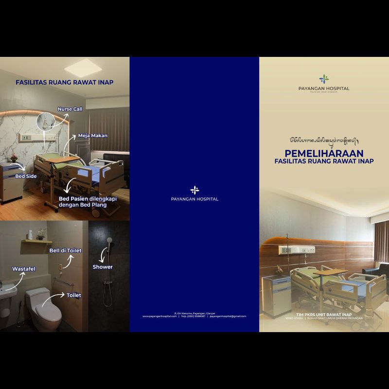 LEAFLET PEMELIHARAAN FASILITAS RUANG RAWAT INAP