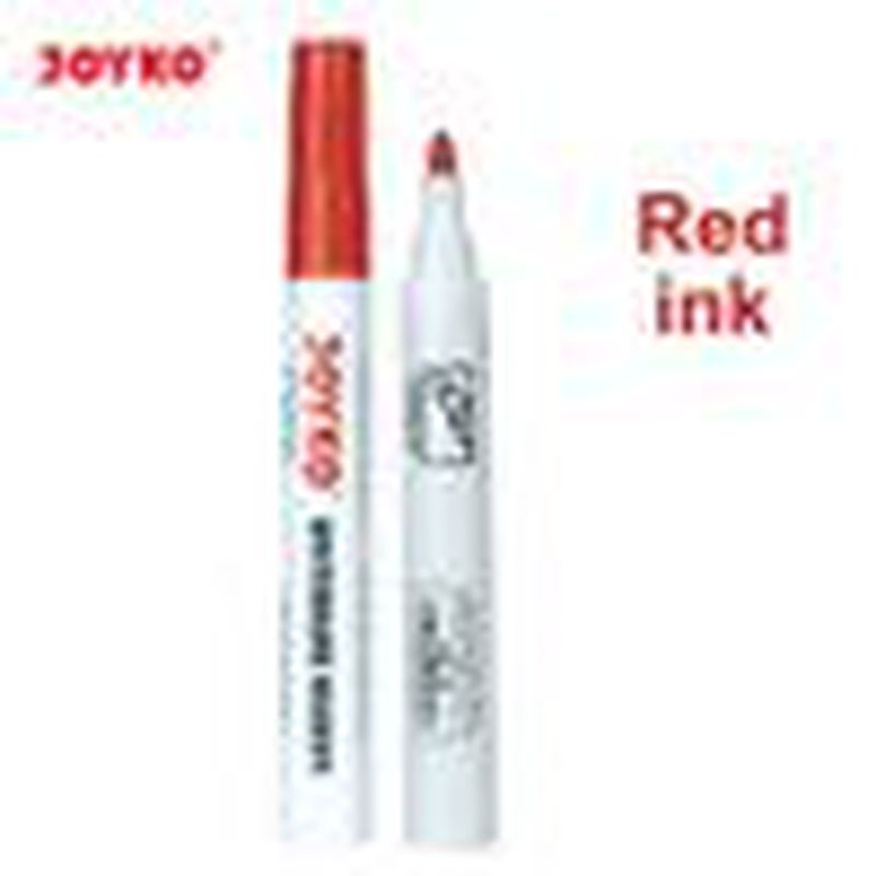 Whiteboard Marker / Spidol Papan Tulis Putih Joyko WM-30 WM30 Merah
