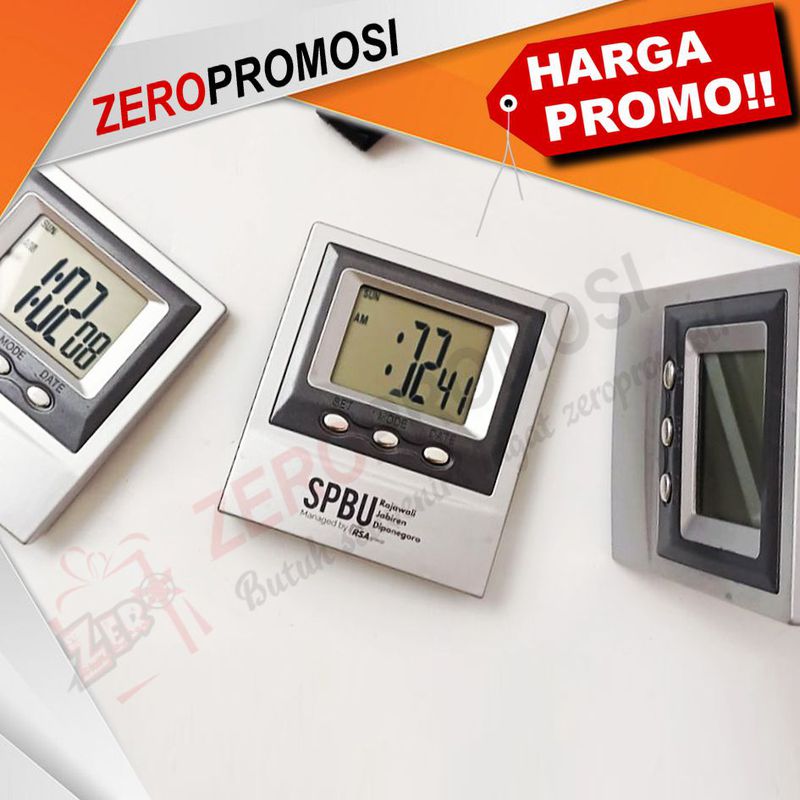 Jam Meja Digital JMP-01 Promosi Custom