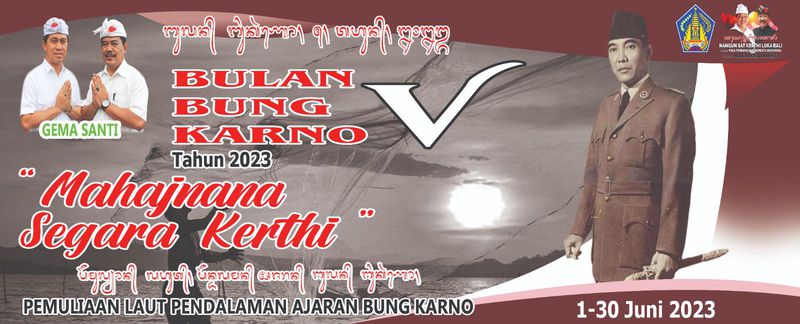 spanduk bulan bung karno