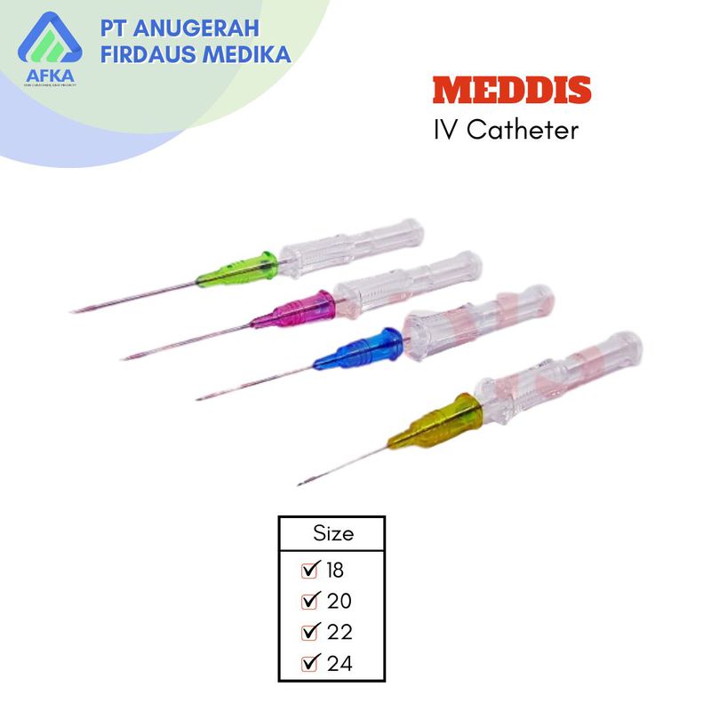 Meddis IV Catheter - 22G