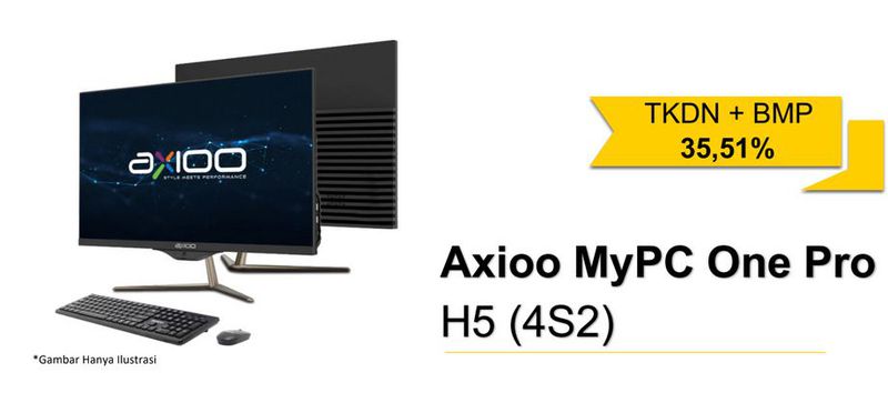 KOMPUTER AXIOO ALL IN ONE MYPC ONE PRO H5